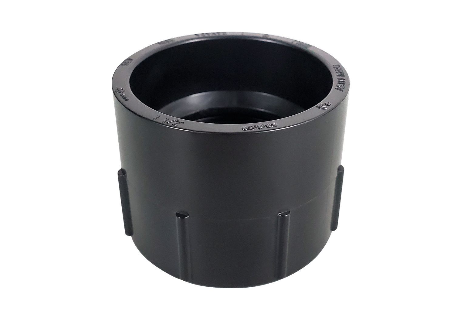 Fitting, ABS, San Tee, 3" hubs