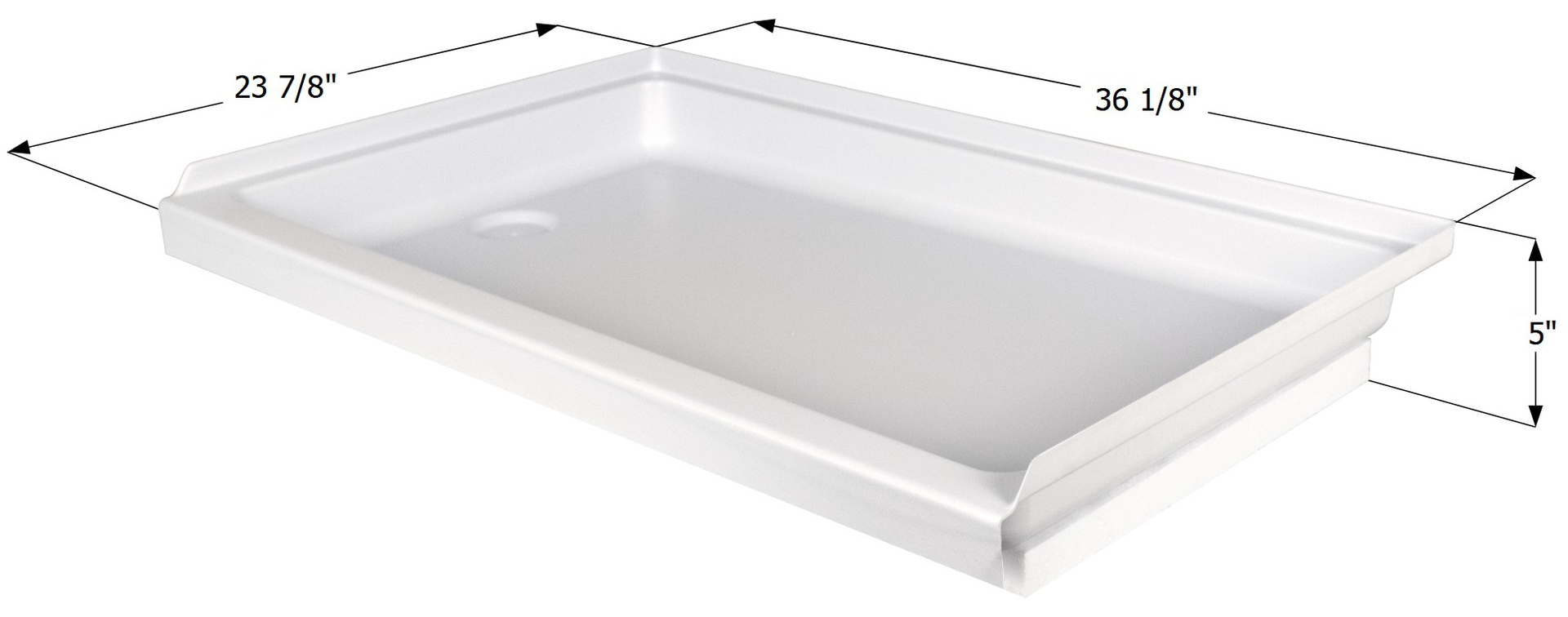 Neo Angle Shower Pan NSB3636