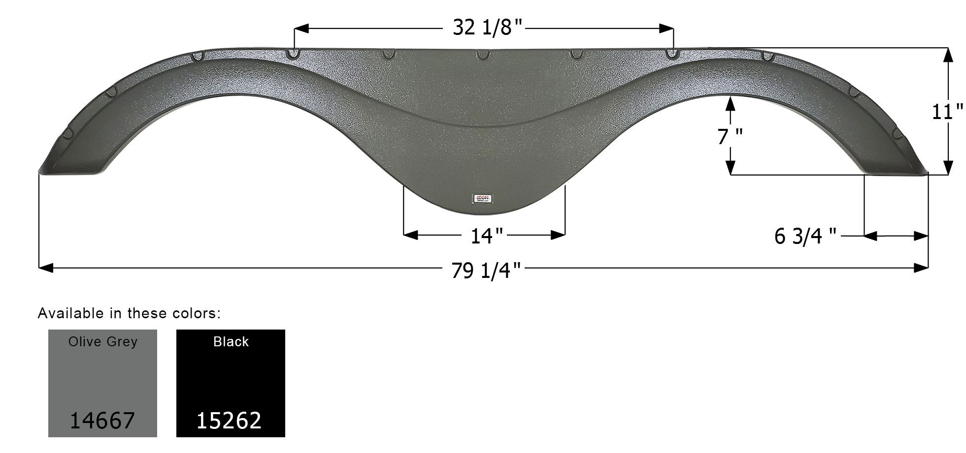 Tandem Fender Skirts for Forest River Travel Trailers & Fifth Wheels ...