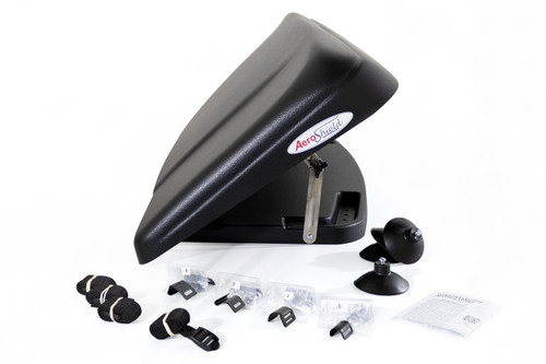 Truck & RV wind deflector for towing trailers