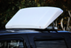 Truck & RV wind deflector for towing trailers