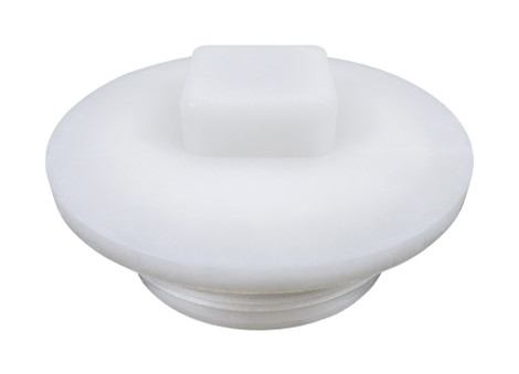 Plug, 4" FPT (Green) - Spin fittings for Fresh Water Tanks - IconDirect