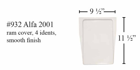 #932 Alfa RV fiberglass slide out ram cover - ICON Technologies