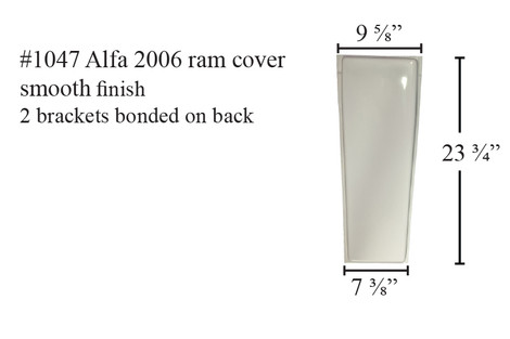 #1047 fiberglass Alfa RV slide out ram cover - ICON Technologies