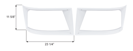National Headlight Bezel