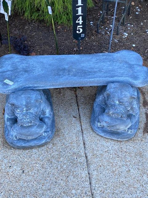 BENCH BULLDOG CONCRETE - Cofer's Home & Garden