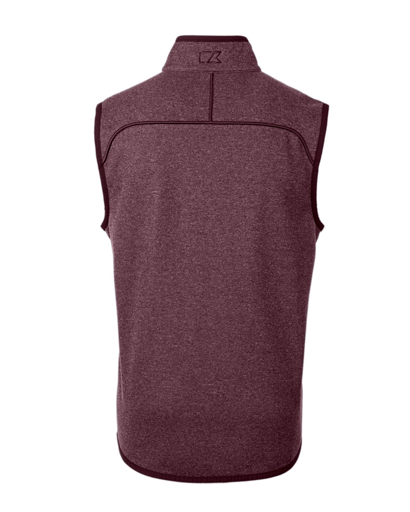 Cutter & Buck Mainsail Sweater-Knit Mens Full Zip Vest - Cutter & Buck