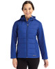 Cutter & Buck Evoke Hybrid Softshell Recycled Full Zip Womens Hooded ...