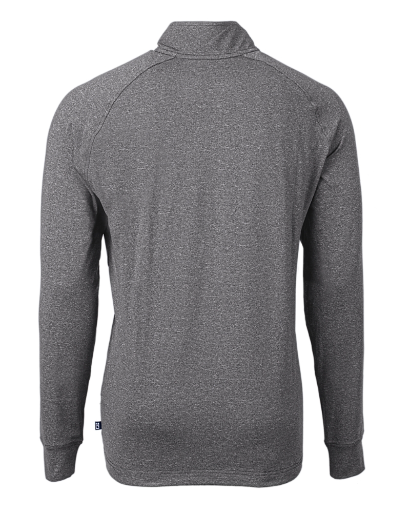 Cutter & Buck Adapt Recycled Soft Knit Stretch Mens Heathered Quarter ...