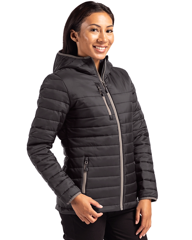 Clique Valhalla Full Zip Womens Puffer Jacket - Cutter & Buck