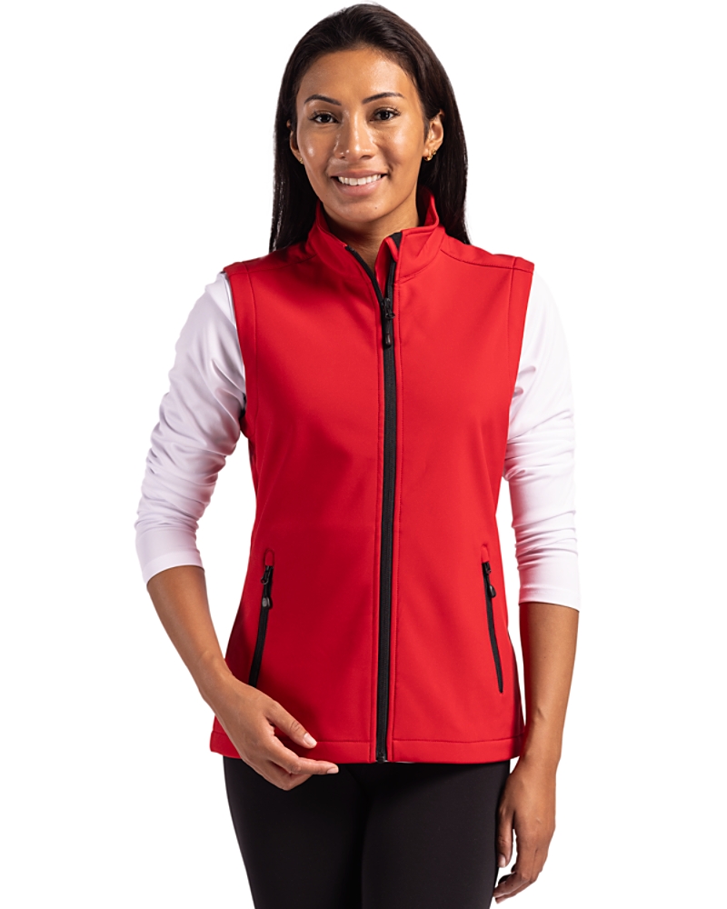 Clique Tempo Recycled Stretch Softshell Womens Full Zip Vest - Cutter ...