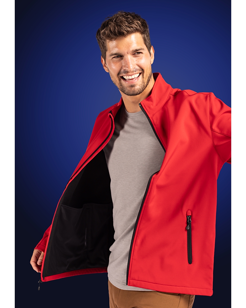 Clique Tempo Stretch Full Zip Mens Softshell Jacket - Cutter & Buck