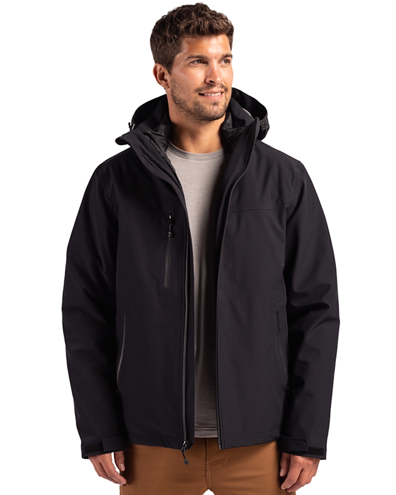 Clique Cornice 3-in-1 Eco Waterproof Parka + Inner Layer Full Zip Mens ...