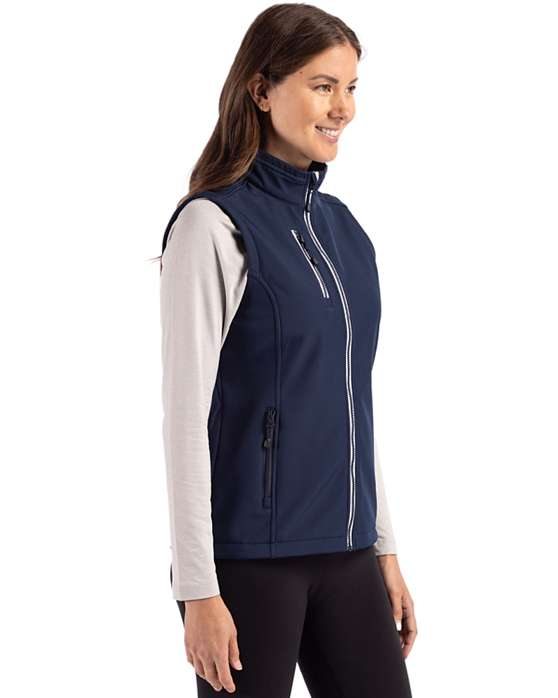Clique Telemark Recycled Stretch Softshell Womens Full Zip Vest ...