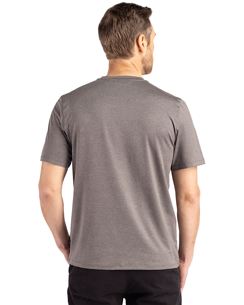 Cutter & Buck Coastline Recycled Double Peached Mens Short Sleeve Tee ...