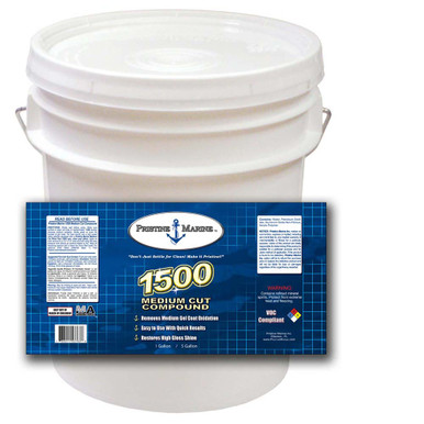 1500 Medium Cut Boat Compound, Fiberglass Compound, Gel Coat Compound