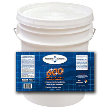 600 Heavy Cut Boat Compound, Fiberglass Compound and Gel Coat Compound