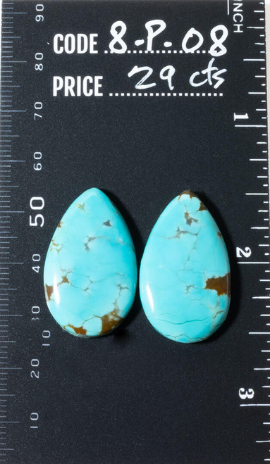 Turquoise Cabochons - Number Eight Turquoise #8 Mine(Nevada)