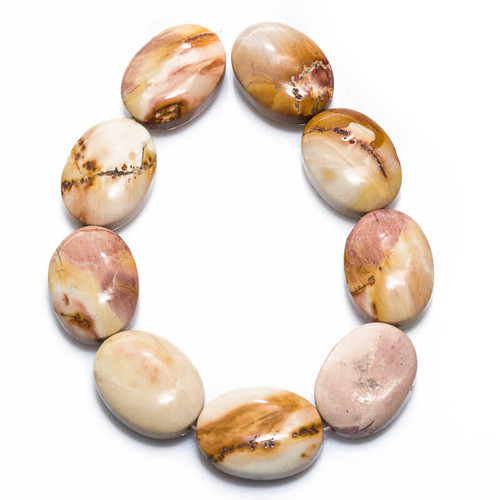 Hidden Valley Jasper(Oregon) Ovals HVJb-Owhyee Mountains