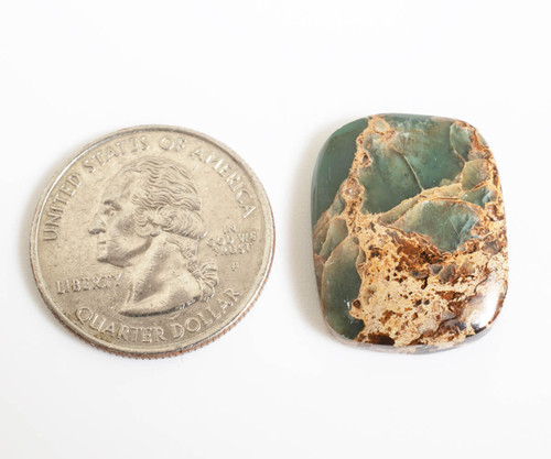 Variscite Spider Web 37x25x5mm 18.5cts V6a