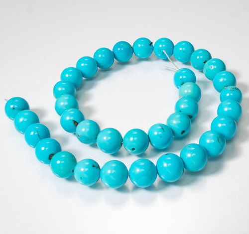 Sleeping Beauty Turquoise-12mm Rounds SB12a3