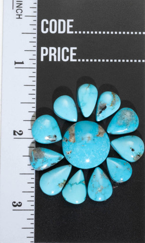 Mina Maria Natural Turquoise Set-Sonora,Mexico NATC20j