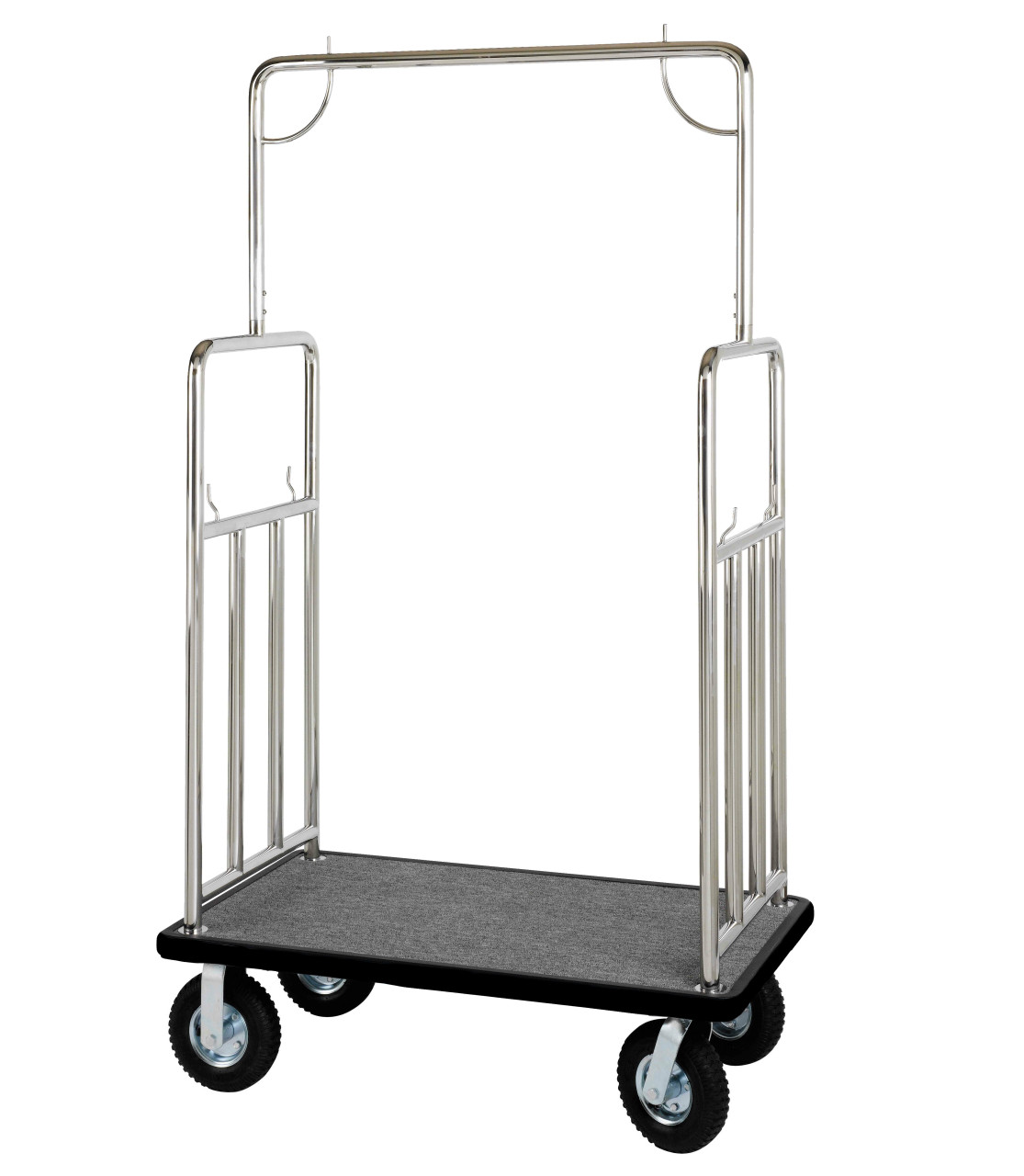 Elite Valet Condominium Cart- Stainless Steel Finish- Bellman's Carts ...