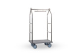 Modern Bellhop Bellman's Cart - Black Powder Coat Finish- Bellman's ...