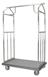 Value Valet Bellman's Cart - Stainless Steel Finish- Bellman's Carts ...