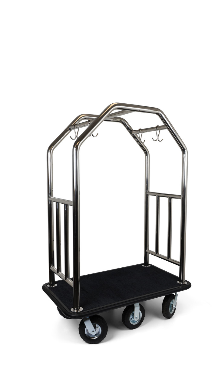 Grand Lux Bellman's Cart- Stainless Steel Finish- Bellman's Carts ...