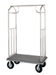 Modern Bellhop Bellman's Cart - Black Powder Coat Finish- Bellman's ...