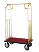 Modern Bellhop Bellman's Cart - Black Powder Coat Finish- Bellman's ...