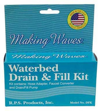 Waterbed Drain And Fill Kit | Hardside Waterbed Mattress