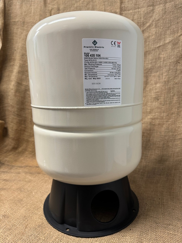 Franklin 35 Litre Steel Pressure Tank with 5-year warranty