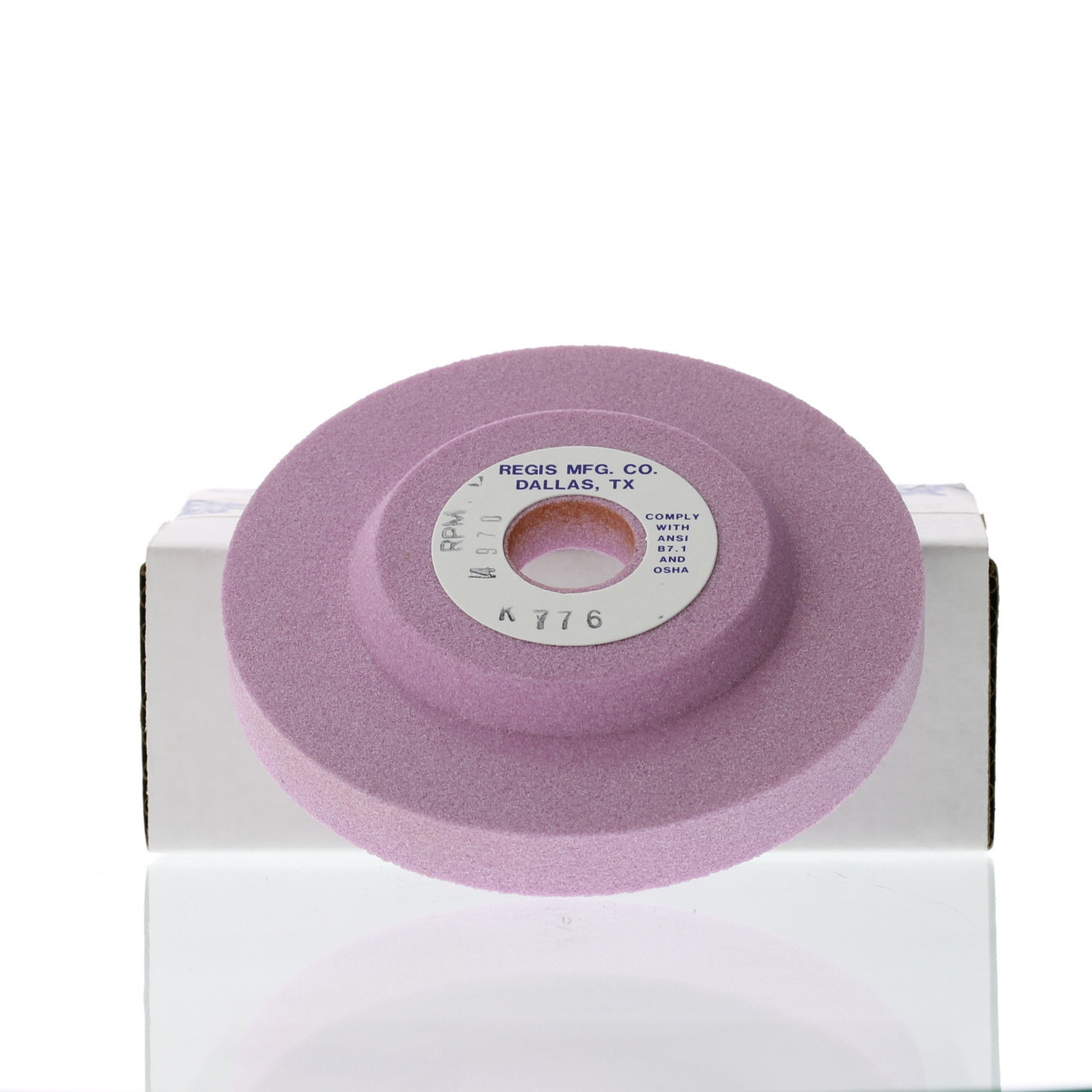 5" X 7/8" X 7/8" - Offset - 80 Grit Valve Refacer Wheel K-776 - REGIS ...