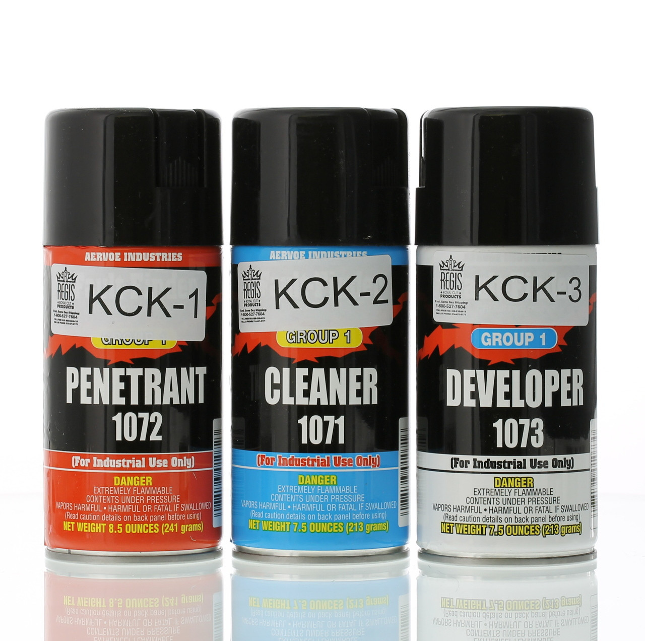 Kwik-Chek Crack Detection Spray Kit for Aluminum & Other Metals - KCK ...