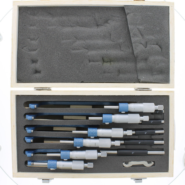 Precision Outside Micrometer Kit 0 - 6" - M-KIT - REGIS MANUFACTURING