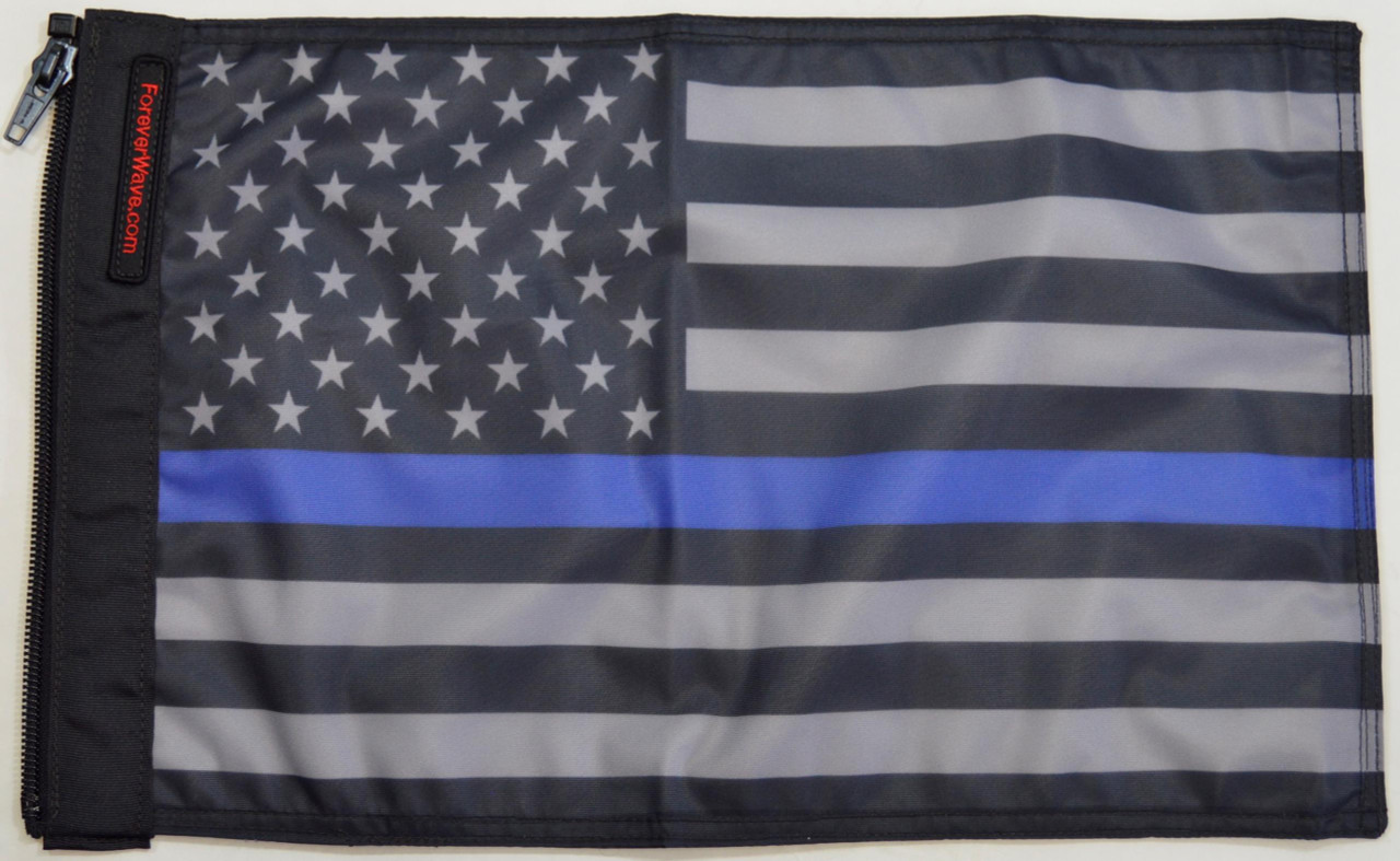 USA Subdued Thin Blue Line Flag | Car Flags and Accessories | Flagpole ...