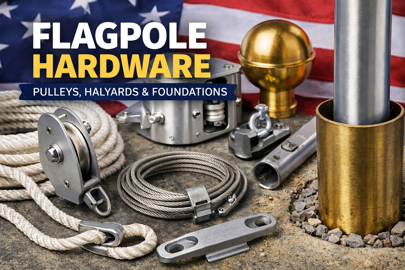 Flag Poles for Sale | Residential & Commercial Flagpoles ...