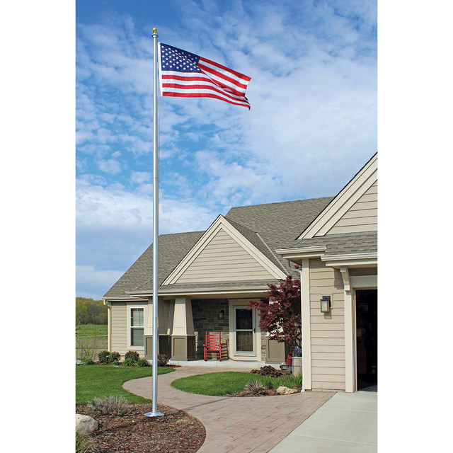 Outdoor Flagpoles – Residential & Commercial Aluminum & Fiberglass Flag ...