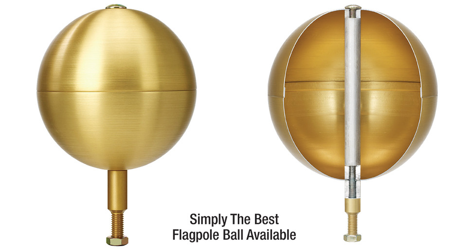Heavy-Duty Flagpole Balls | The Flagpole Store