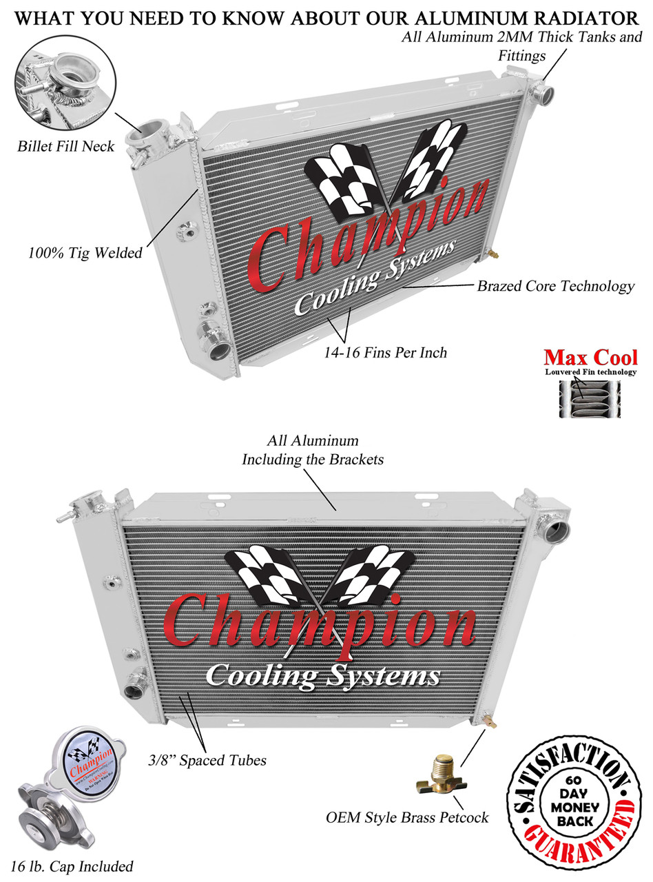 1969-1971 Ford Galaxie 500 All Aluminum Radiator - Reliable Radiator