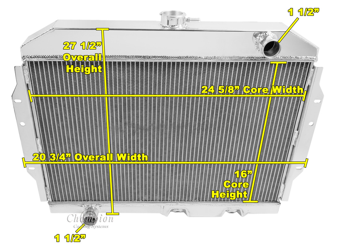 1968-1970 American Motors AMX All Aluminum Radiator - Reliable Radiator