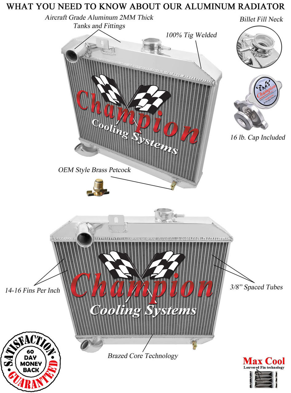 1941-1945 Ford GPW All Aluminum Radiator - Reliable Radiator