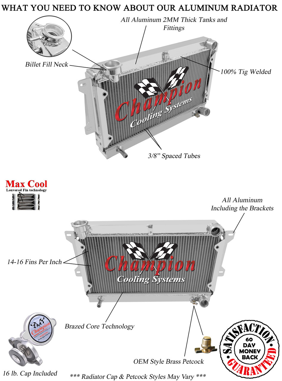 1979-1982 Mazda RX-7 All Aluminum Radiator - Reliable Radiator