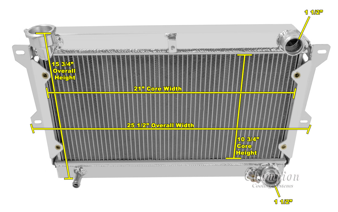 1979-1982 Mazda RX-7 All Aluminum Radiator - Reliable Radiator