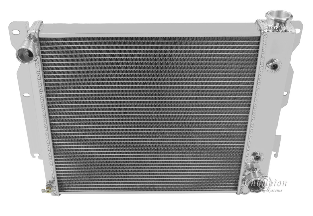 1987-2006 Jeep Wrangler (Chevy V8 Conversion) All Aluminum Radiator ...