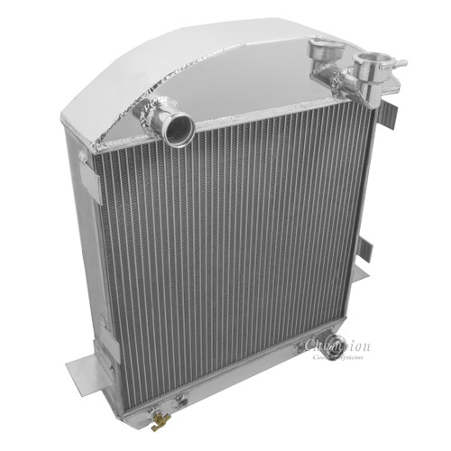 1917-1927 Ford Model T (Chevy V8 Configuration) All Aluminum Radiator ...