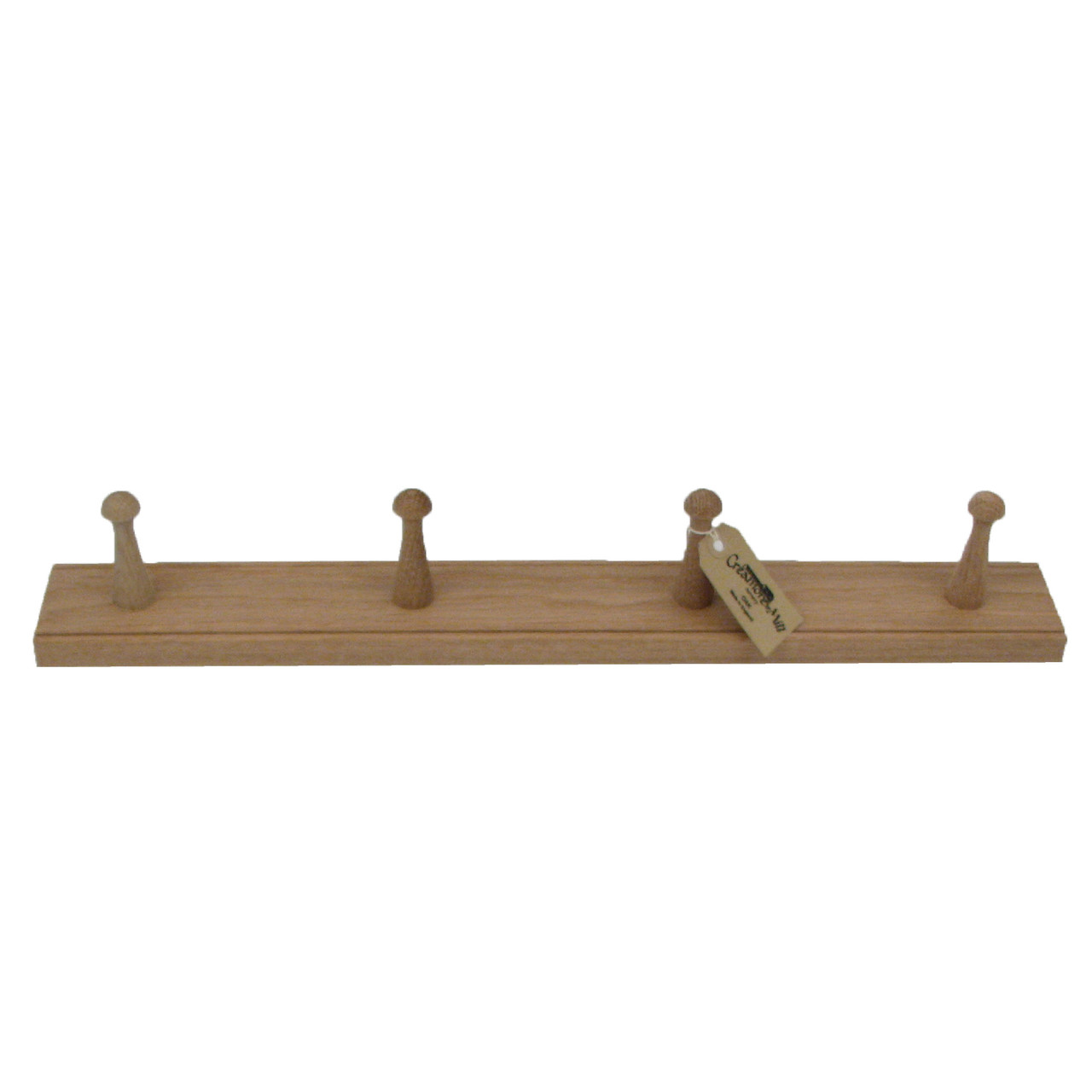 Creamore Mill Shaker Peg Rail Oak 4 Peg