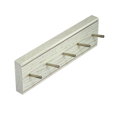 Creamore Mill Key Rack White - 5 peg - Homestead Farm Supplies